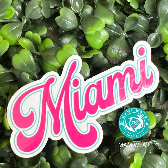 Office | Miami Letters 3 Sticker Decal Vinyl Waterproof Weatherproof ...